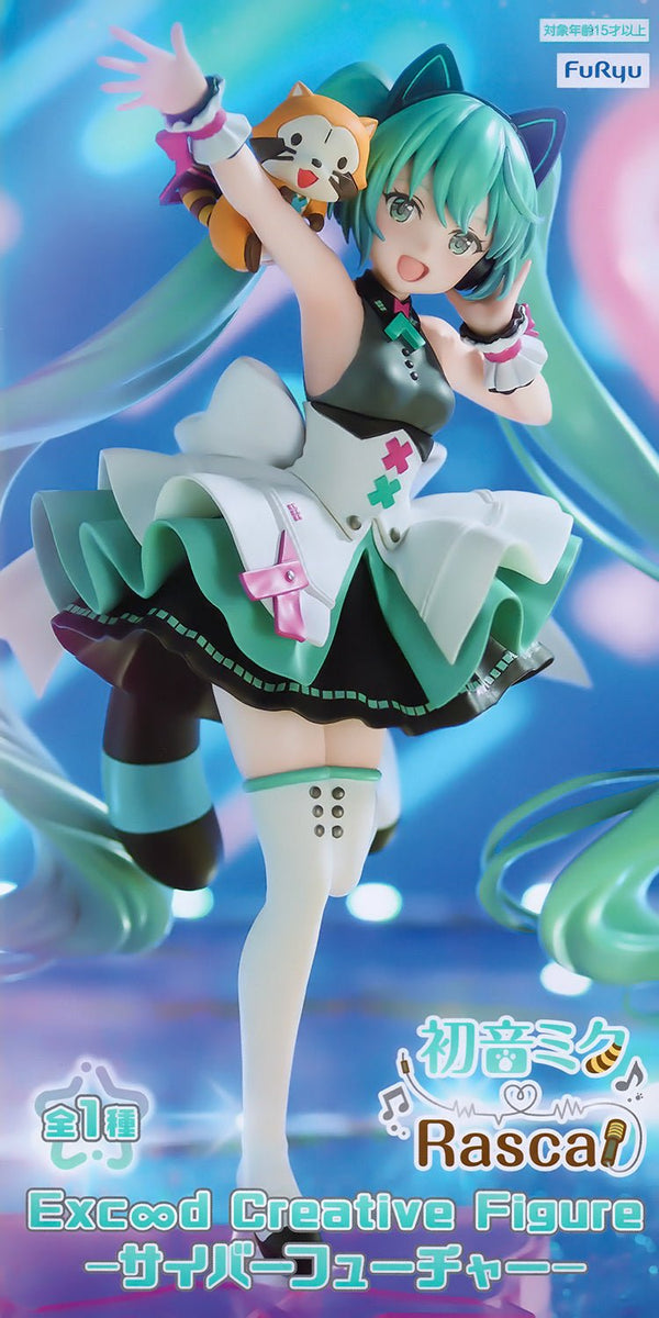 Hatsune Miku x Rascal Cyber Future Exceed Creative Figure – FuRyu ...